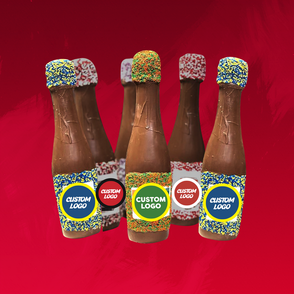 Edible Chocolate College Bottles - Custom – College Bling Bottles® LLC